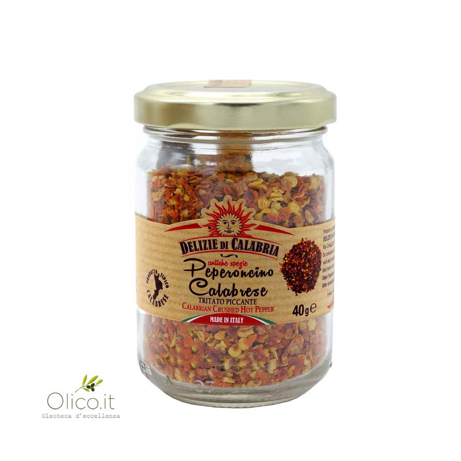Peperoncino Calabrese Tritato Piccante 40 gr Delizie di Calabria