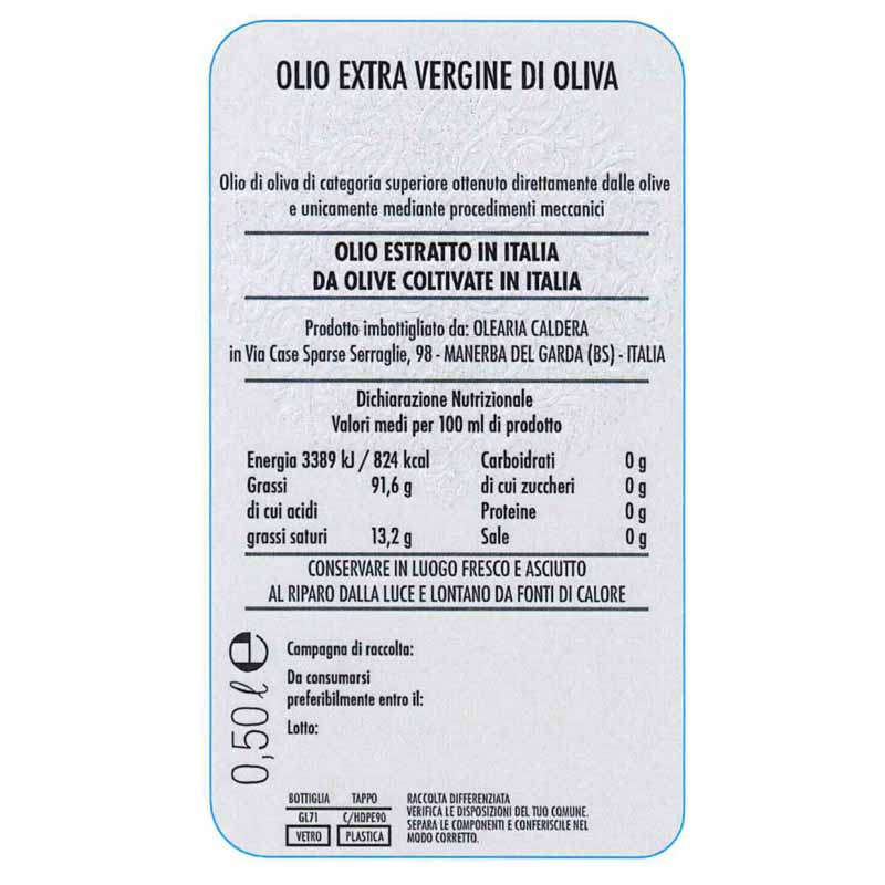 Aceite de oliva virgen extra Fifty-Fifty 500 ml Olearia Caldera
