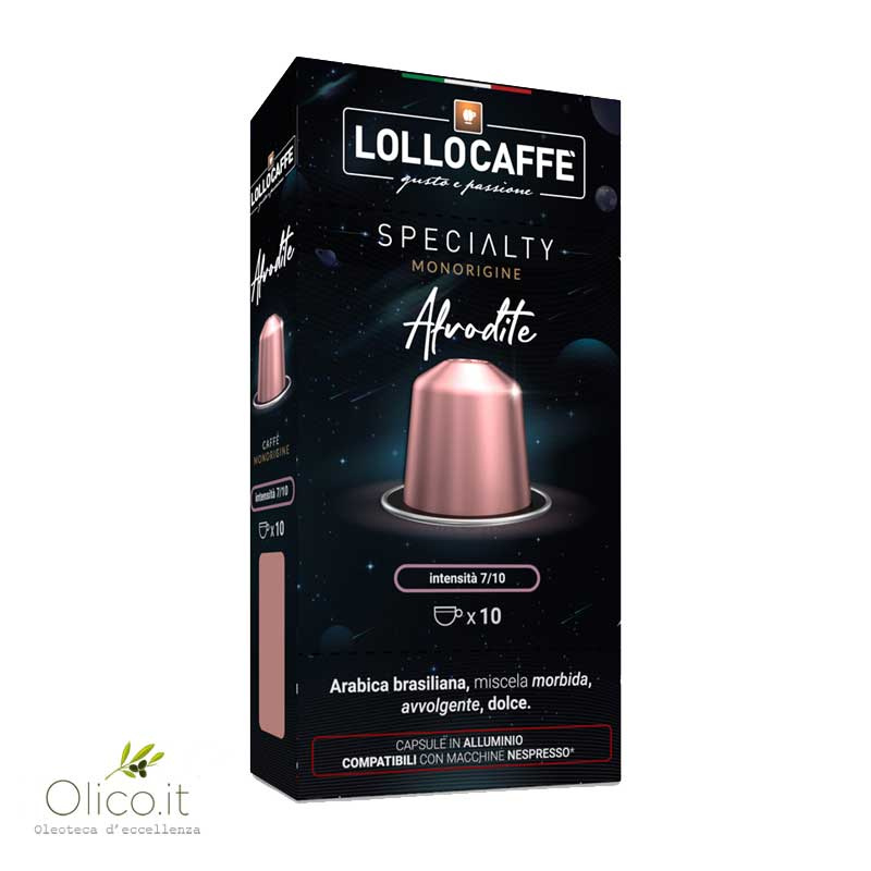 10 Capsule Alluminio Lollo Caffè Specialty Afrodite Comp Nespresso®