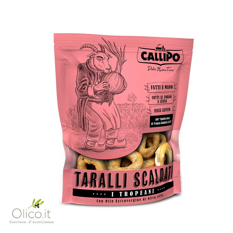 Callipo Taralli with Red Onion Tropea Calabria IGP 280 gr