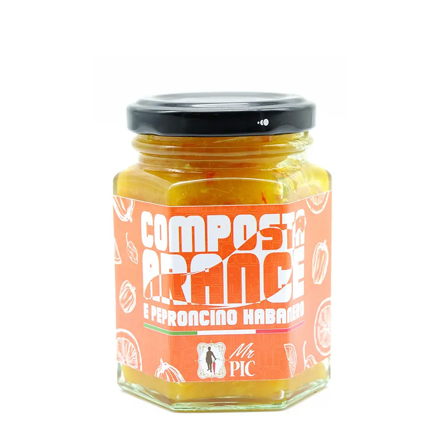 Mr Pic Orange and Habanero Chili Pepper Compote 110 gr
