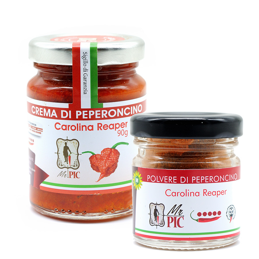 Mr Pic Carolina Reaper Chilli Pepper Kit Cream 90 gr and Powder 15 gr