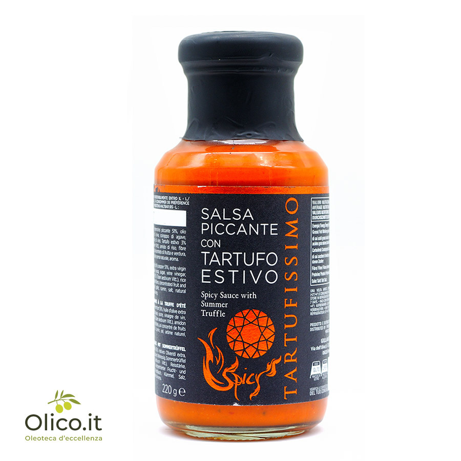 Tartufissimo Giuliano Tartufi Salsa Piccante con Tartufo Estivo 220 gr